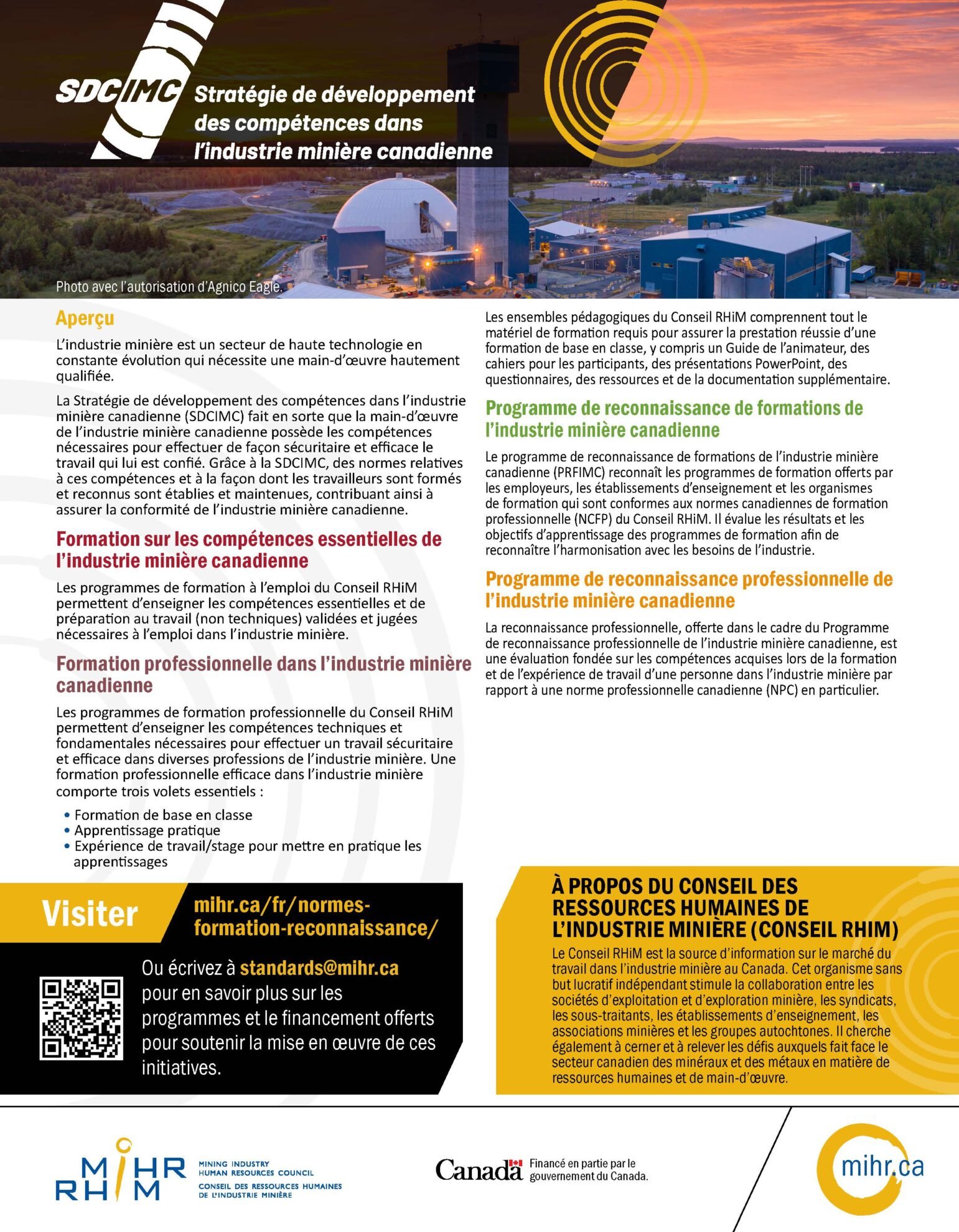 Perfectionnement et reconnaissance des compétences - MiHR | Mining ...
