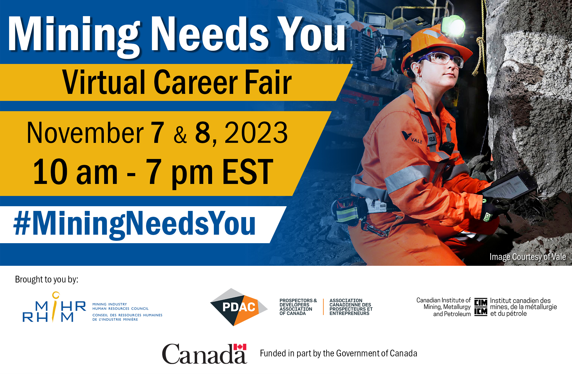 Virtual Career Fair: Mining Needs You 2023 - MiHR | Mining Industry Human Resources Council
